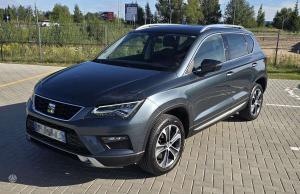 Grey SEAT Ateca 2018 in Taurage, with an engine capacity of 1.60 L and mileage of 207 thousand km for 9600 €, photo  on AUTOMOTO.COM.LV