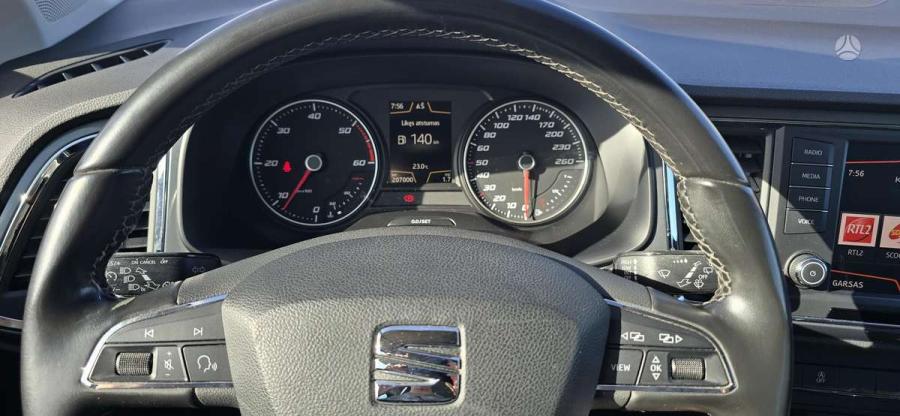 Grey SEAT Ateca 2018 in Taurage, with an engine capacity of 1.60 L and mileage of 207 thousand km for 9600 €, photo 16 on AUTOMOTO.COM.LV