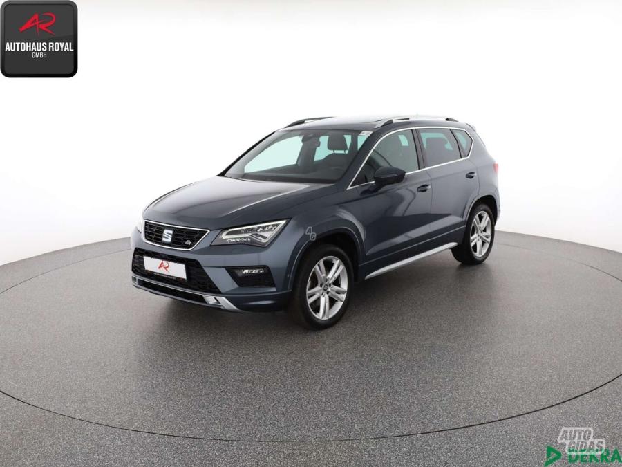 Grey SEAT Ateca 2019 in Kaunas, with an engine capacity of 2.00 L and mileage of 58 thousand km for 26396 €, photo 1 on AUTOMOTO.COM.LV