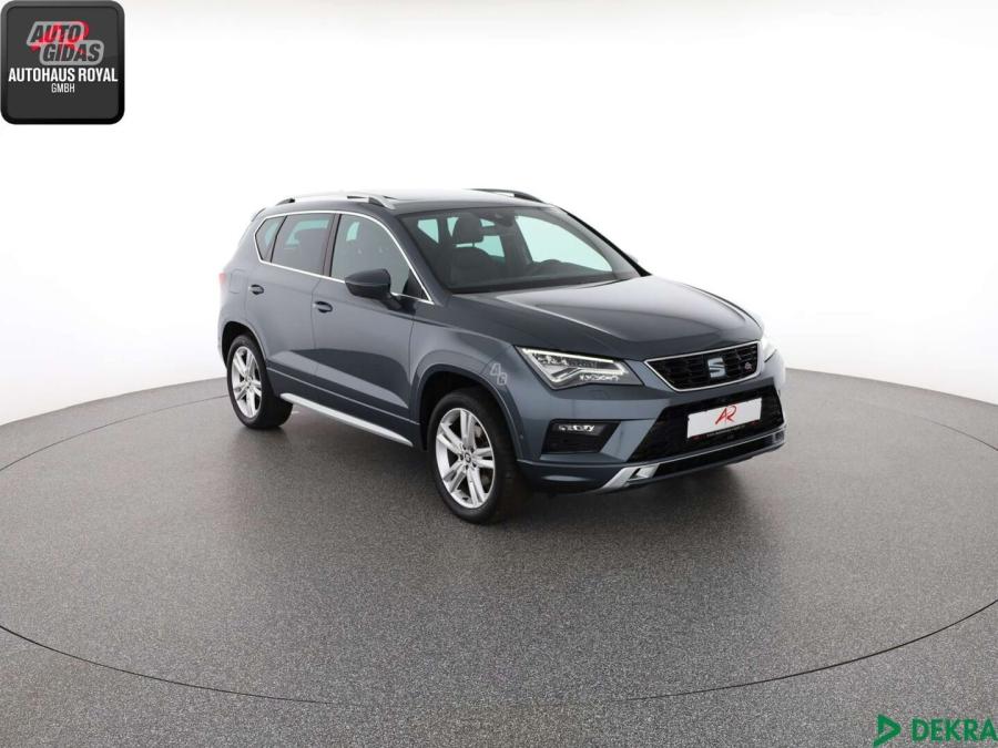 Grey SEAT Ateca 2019 in Kaunas, with an engine capacity of 2.00 L and mileage of 58 thousand km for 26396 €, photo 7 on AUTOMOTO.COM.LV