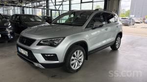Grey SEAT Ateca 2019 in Riga, with an engine capacity of 1.60 L and mileage of 158 thousand km for 12900 €, photo  on AUTOMOTO.COM.LV