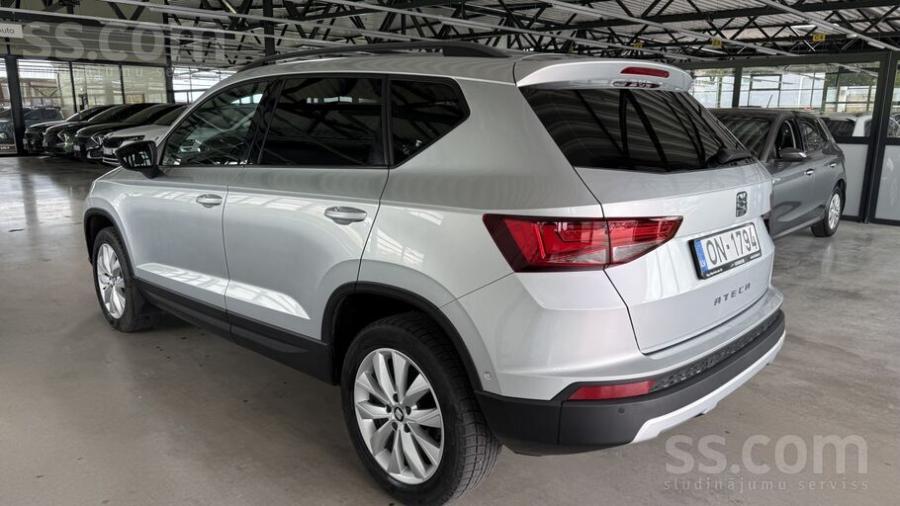 Grey SEAT Ateca 2019 in Riga, with an engine capacity of 1.60 L and mileage of 158 thousand km for 12900 €, photo 4 on AUTOMOTO.COM.LV