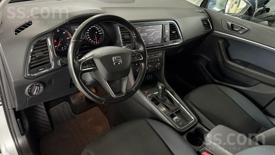 Grey SEAT Ateca 2019 in Riga, with an engine capacity of 1.60 L and mileage of 158 thousand km for 12900 €, photo 12 on AUTOMOTO.COM.LV