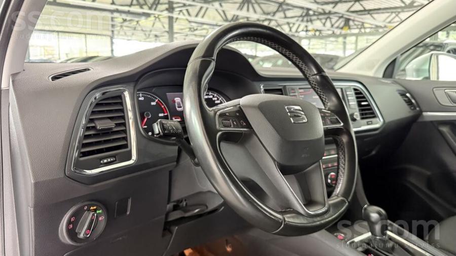 Grey SEAT Ateca 2019 in Riga, with an engine capacity of 1.60 L and mileage of 158 thousand km for 12900 €, photo 19 on AUTOMOTO.COM.LV
