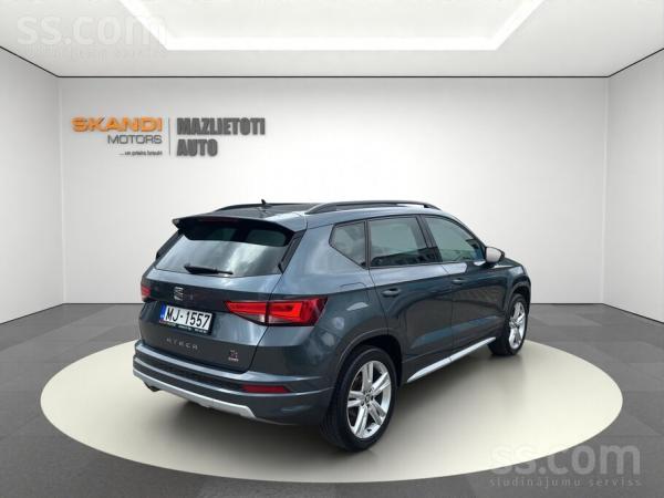 Grey SEAT Ateca 2019 in Riga, with an engine capacity of 2.00 L and mileage of 263 thousand km for 12990 €, photo 6 on AUTOMOTO.COM.LV
