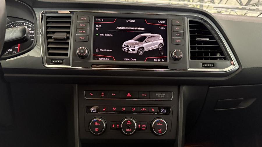 Серый Сеат Ateca 2019 в Рига, объемом двигателя 1.60 л и пробегом 158 тыс. км за 1290000 €, фото 21 на AUTOMOTO.COM.LV