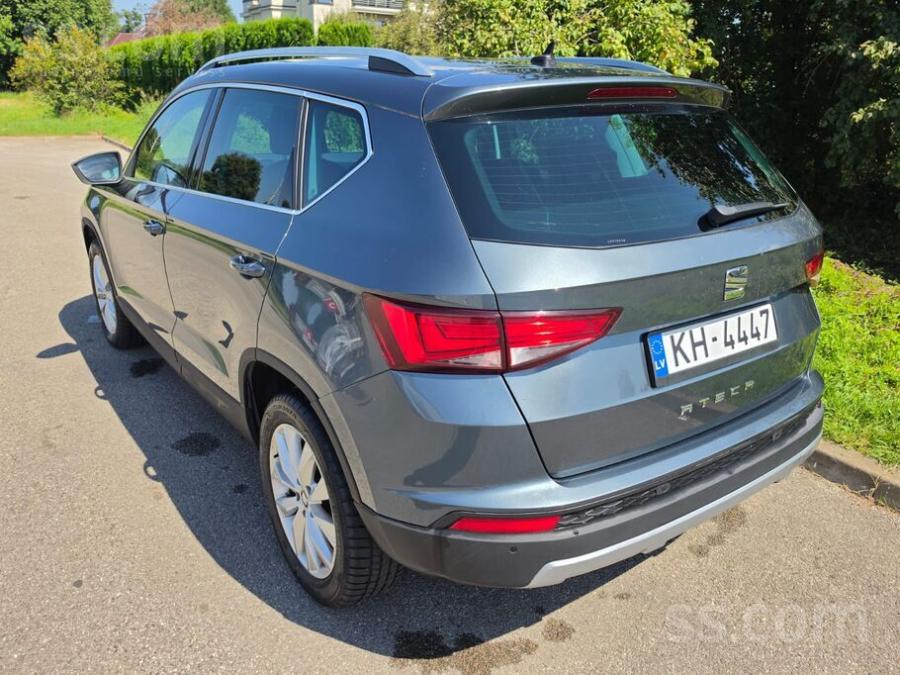 Grey SEAT Ateca 2019 in Riga, with an engine capacity of 1.60 L and mileage of 205 thousand km for 12700 €, photo 6 on AUTOMOTO.COM.LV