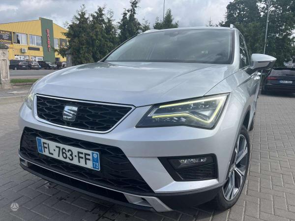 Grey SEAT Ateca 2019 in Taurage, with an engine capacity of 1.97 L and mileage of 205 thousand km for 13800 €, photo 1 on AUTOMOTO.COM.LV