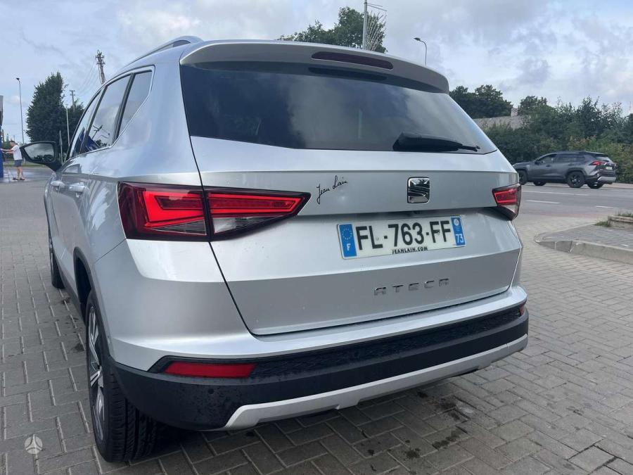 Grey SEAT Ateca 2019 in Taurage, with an engine capacity of 1.97 L and mileage of 205 thousand km for 13800 €, photo 8 on AUTOMOTO.COM.LV