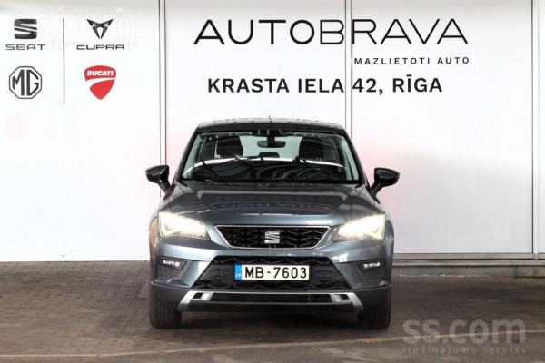 Серый Сеат Ateca 2019 в Рига, объемом двигателя 1.60 л и пробегом 130 тыс. км за 12990 €, фото 2 на AUTOMOTO.COM.LV