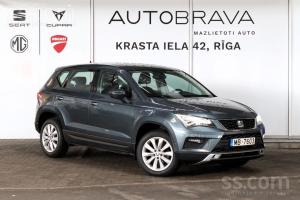 Grey SEAT Ateca 2019 in Riga, with an engine capacity of 1.60 L and mileage of 130 thousand km for 12990 €, photo 4 on AUTOMOTO.COM.LV