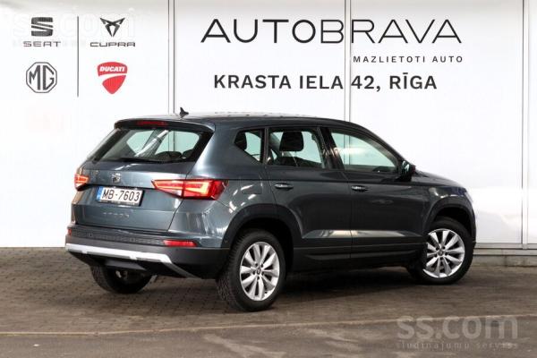 Серый Сеат Ateca 2019 в Рига, объемом двигателя 1.60 л и пробегом 130 тыс. км за 12990 €, фото 8 на AUTOMOTO.COM.LV