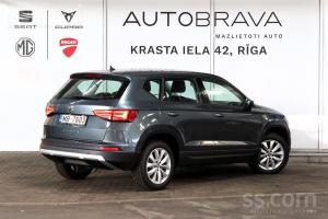 Grey SEAT Ateca 2019 in Riga, with an engine capacity of 1.60 L and mileage of 130 thousand km for 12990 €, photo 9 on AUTOMOTO.COM.LV