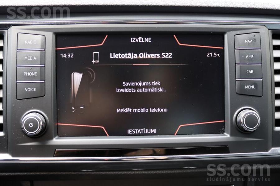 Grey SEAT Ateca 2019 in Riga, with an engine capacity of 1.60 L and mileage of 130 thousand km for 12990 €, photo 15 on AUTOMOTO.COM.LV