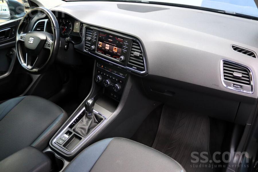 Grey SEAT Ateca 2019 in Riga, with an engine capacity of 1.60 L and mileage of 130 thousand km for 12990 €, photo 22 on AUTOMOTO.COM.LV
