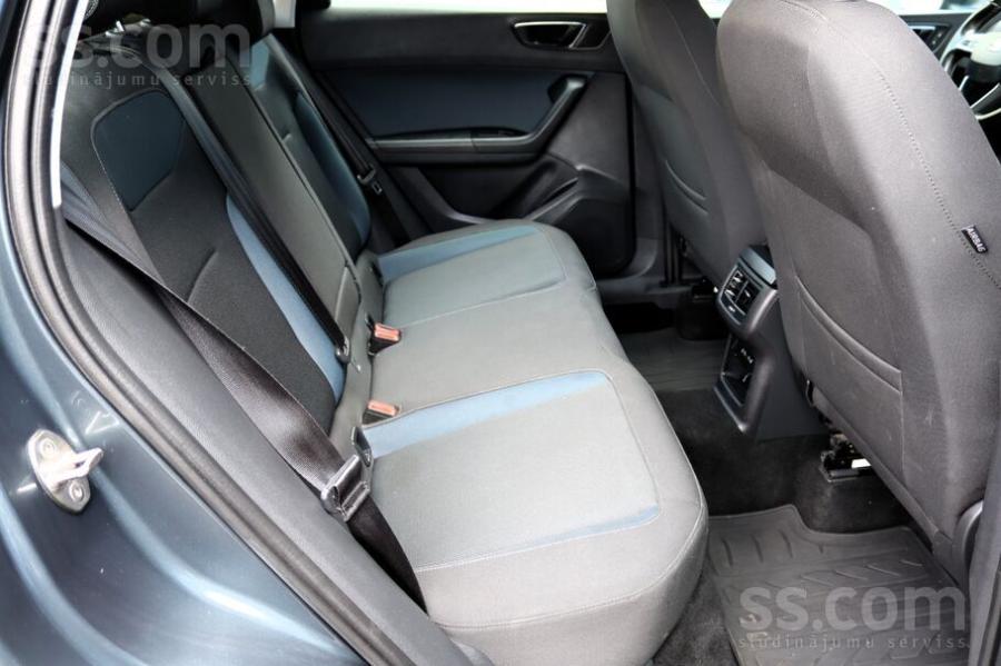 Grey SEAT Ateca 2019 in Riga, with an engine capacity of 1.60 L and mileage of 130 thousand km for 12990 €, photo 25 on AUTOMOTO.COM.LV