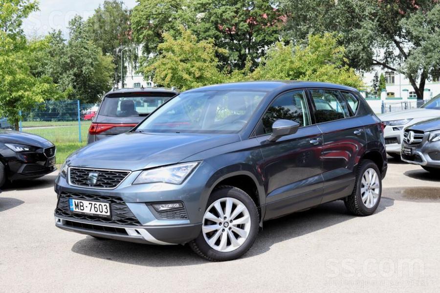 Grey SEAT Ateca 2019 in Riga, with an engine capacity of 1.60 L and mileage of 130 thousand km for 12990 €, photo 28 on AUTOMOTO.COM.LV