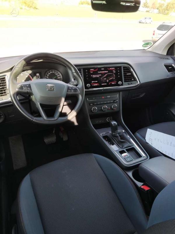 Grey SEAT Ateca 2020 in Kaunas, with an engine capacity of 1.57 L and mileage of 201 thousand km for 15729 €, photo 11 on AUTOMOTO.COM.LV