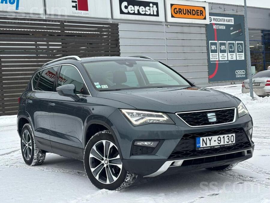Grey SEAT Ateca 2020 in Riga, with an engine capacity of 1.60 L and mileage of 148 thousand km for 12900 €, photo 3 on AUTOMOTO.COM.LV