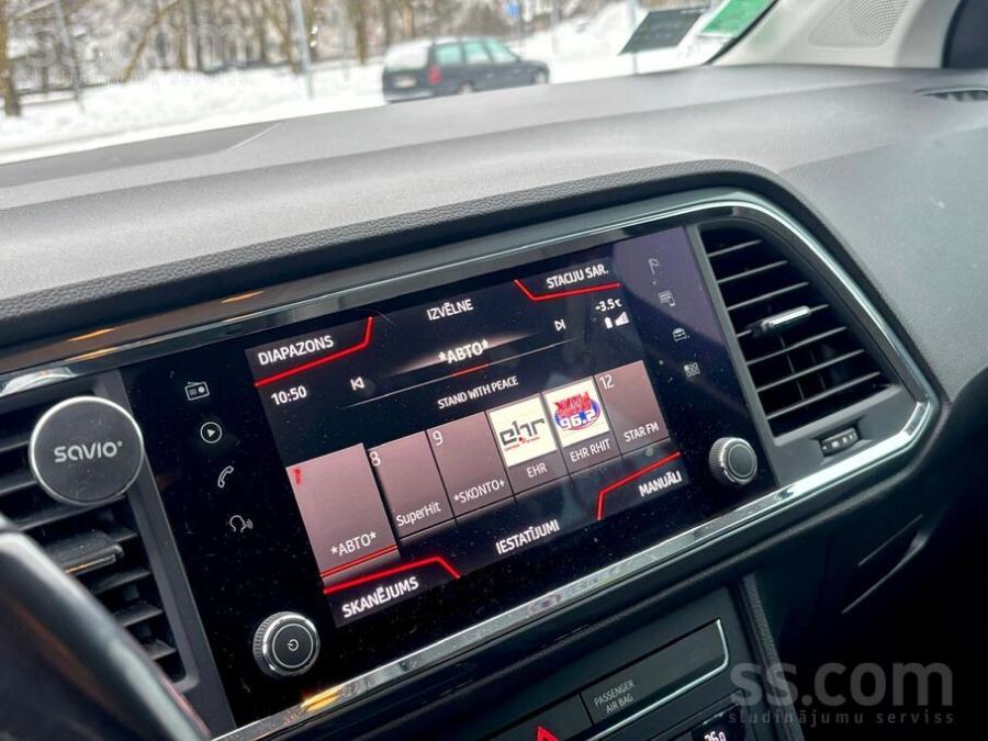 Grey SEAT Ateca 2020 in Riga, with an engine capacity of 1.60 L and mileage of 148 thousand km for 12900 €, photo 13 on AUTOMOTO.COM.LV