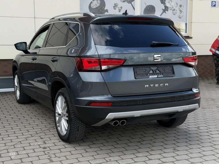 Grey SEAT Ateca 2020 in Kretinga, with an engine capacity of 2.00 L and mileage of 168 thousand km for 18999 €, photo 8 on AUTOMOTO.COM.LV