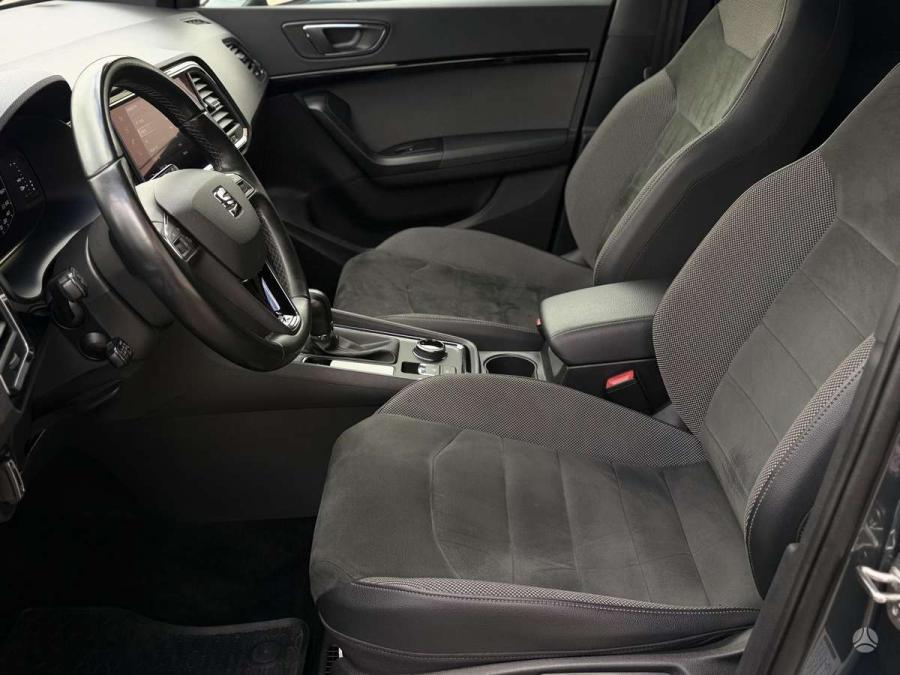 Grey SEAT Ateca 2020 in Kretinga, with an engine capacity of 2.00 L and mileage of 168 thousand km for 18999 €, photo 17 on AUTOMOTO.COM.LV