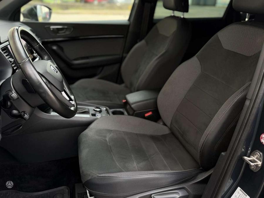 Grey SEAT Ateca 2020 in Kretinga, with an engine capacity of 2.00 L and mileage of 168 thousand km for 18999 €, photo 22 on AUTOMOTO.COM.LV