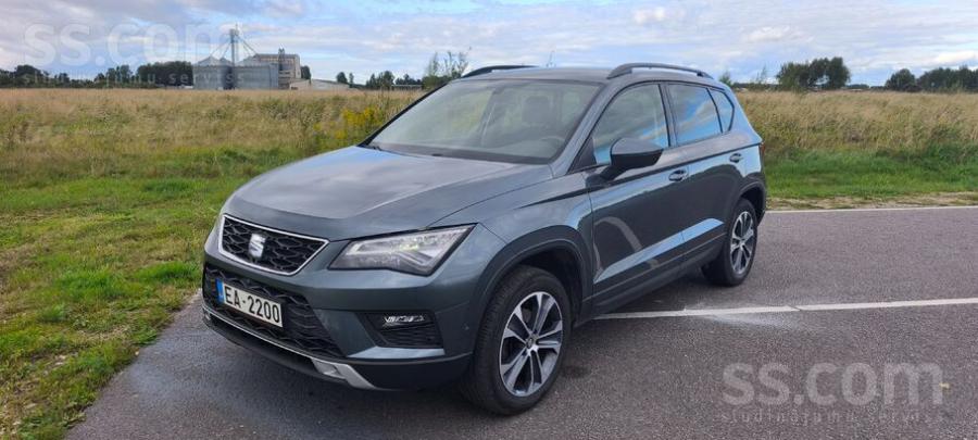 Pelēks SEAT Ateca 2020 Bauska, ar dzinēja tilpumu 1.00 L un nobraukumu 105 tūkst. km par 14300 €, foto 1 vietnē AUTOMOTO.COM.LV