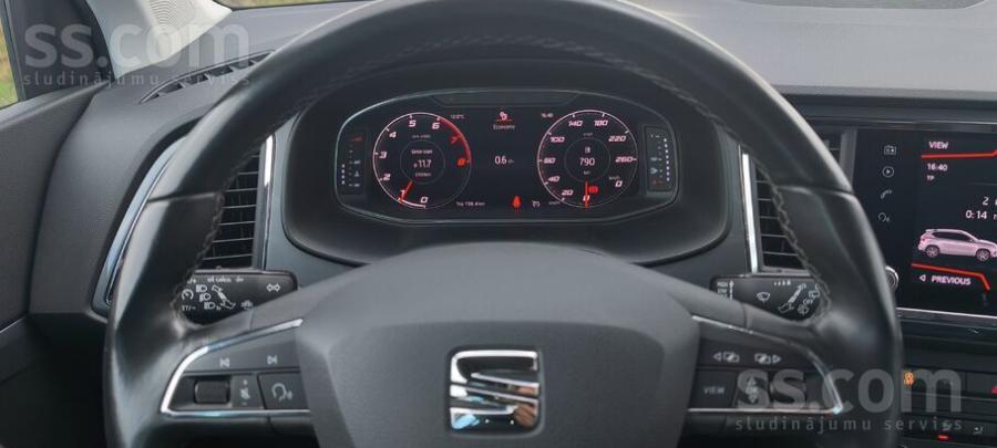 Pelēks SEAT Ateca 2020 Bauska, ar dzinēja tilpumu 1.00 L un nobraukumu 105 tūkst. km par 14300 €, foto 13 vietnē AUTOMOTO.COM.LV