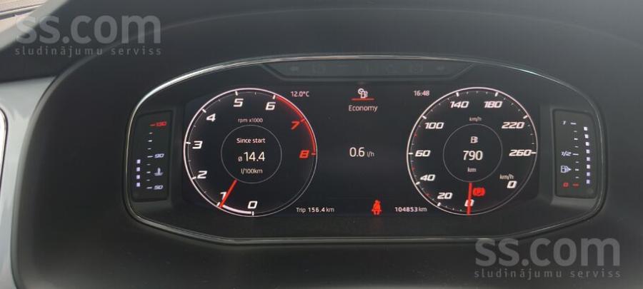 Pelēks SEAT Ateca 2020 Bauska, ar dzinēja tilpumu 1.00 L un nobraukumu 105 tūkst. km par 14300 €, foto 16 vietnē AUTOMOTO.COM.LV