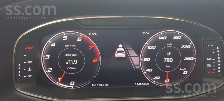 Pelēks SEAT Ateca 2020 Bauska, ar dzinēja tilpumu 1.00 L un nobraukumu 105 tūkst. km par 14300 €, foto 19 vietnē AUTOMOTO.COM.LV