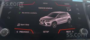 Pelēks SEAT Ateca 2020 Bauska, ar dzinēja tilpumu 1.00 L un nobraukumu 105 tūkst. km par 14300 €, foto 22 vietnē AUTOMOTO.COM.LV