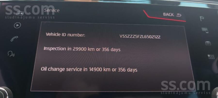 Pelēks SEAT Ateca 2020 Bauska, ar dzinēja tilpumu 1.00 L un nobraukumu 105 tūkst. km par 14300 €, foto 35 vietnē AUTOMOTO.COM.LV