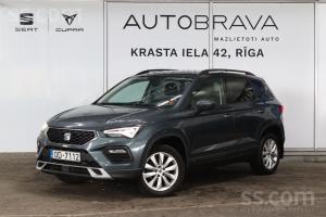 Pelēks SEAT Ateca 2021 Rīga, ar dzinēja tilpumu 1.50 L un nobraukumu 105 tūkst. km par 18500 €, foto 1 vietnē AUTOMOTO.COM.LV