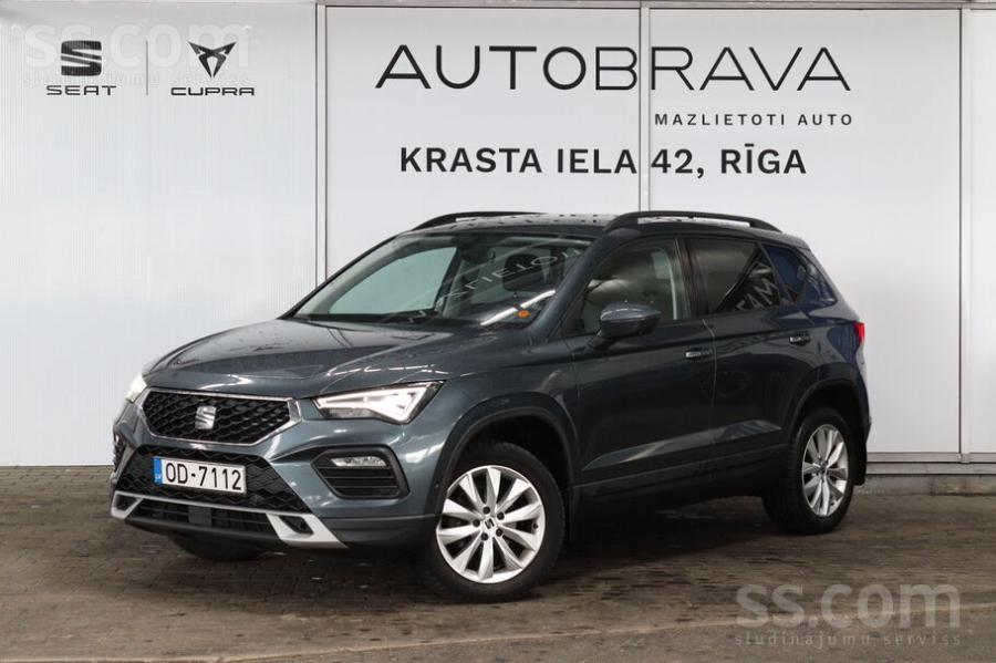 Pelēks SEAT Ateca 2021 Rīga, ar dzinēja tilpumu 1.50 L un nobraukumu 105 tūkst. km par 18500 €, foto 1 vietnē AUTOMOTO.COM.LV