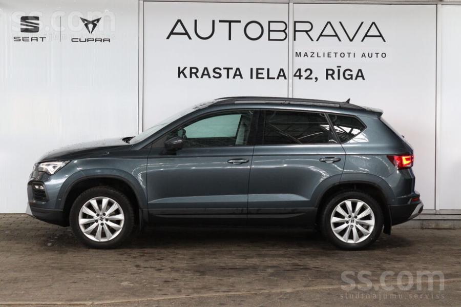 Pelēks SEAT Ateca 2021 Rīga, ar dzinēja tilpumu 1.50 L un nobraukumu 105 tūkst. km par 18500 €, foto 4 vietnē AUTOMOTO.COM.LV
