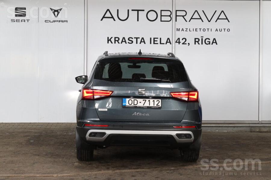 Pelēks SEAT Ateca 2021 Rīga, ar dzinēja tilpumu 1.50 L un nobraukumu 105 tūkst. km par 18500 €, foto 7 vietnē AUTOMOTO.COM.LV
