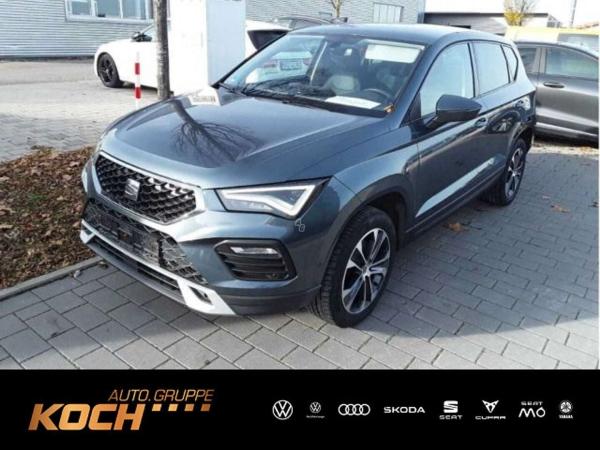 Grey SEAT Ateca 2021 in Kaunas, with an engine capacity of 2.00 L and mileage of 93 thousand km for 23873 €, photo 1 on AUTOMOTO.COM.LV