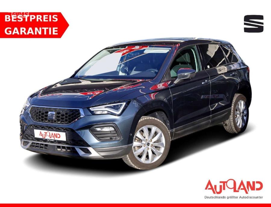 Серый Сеат Ateca 2021 в Каунас, объемом двигателя 1.50 л и пробегом 64 тыс. км за 27499 €, фото 1 на AUTOMOTO.COM.LV