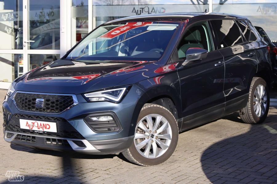 Серый Сеат Ateca 2021 в Каунас, объемом двигателя 1.50 л и пробегом 64 тыс. км за 27499 €, фото 2 на AUTOMOTO.COM.LV