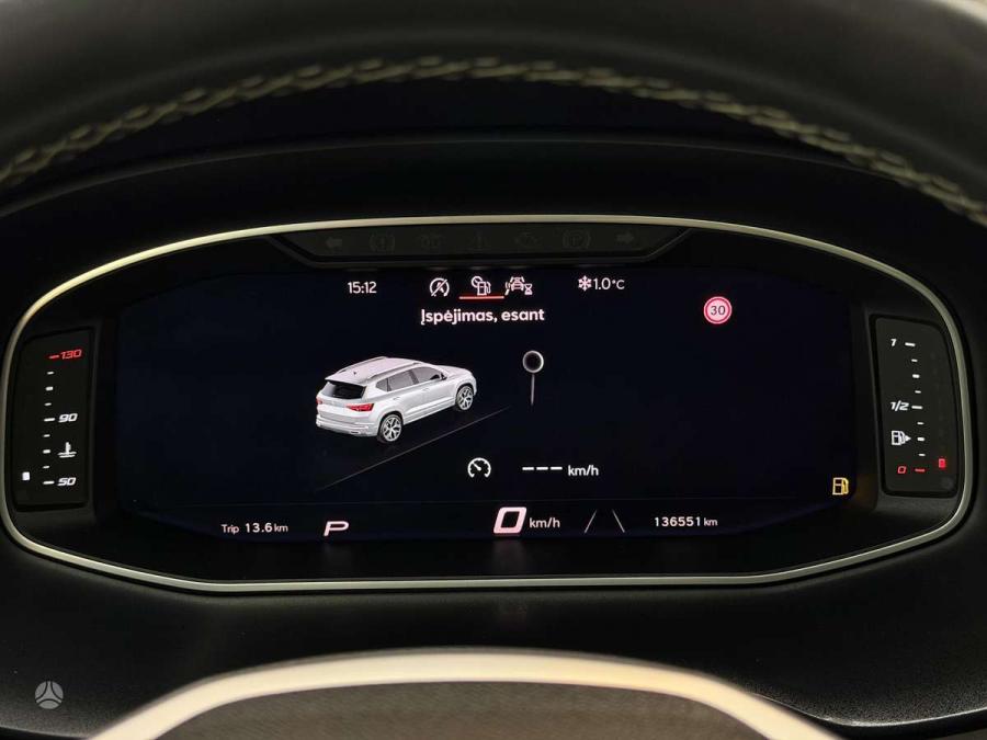 Серый Сеат Ateca 2021 в Вильнюс, объемом двигателя 1.97 л и пробегом 137 тыс. км за 19990 €, фото 30 на AUTOMOTO.COM.LV