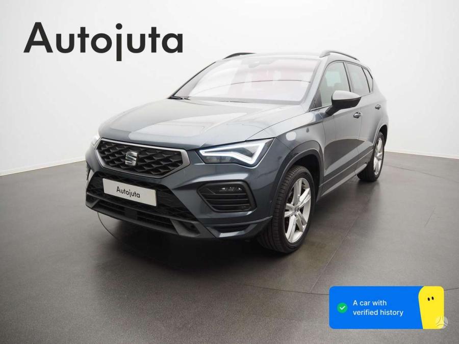 Серый Сеат Ateca 2021 в Вильнюс, объемом двигателя 1.50 л и пробегом 120 тыс. км за 19500 €, фото 1 на AUTOMOTO.COM.LV