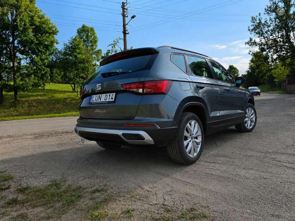 Pelēks SEAT Ateca 2021 Kauņa, ar dzinēja tilpumu 1.97 L un nobraukumu 125 tūkst. km par 17800 €, foto 4 vietnē AUTOMOTO.COM.LV