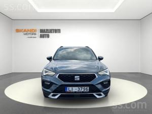 Grey SEAT Ateca 2021 in Riga, with an engine capacity of 1.50 L and mileage of 102 thousand km for 15990 €, photo 3 on AUTOMOTO.COM.LV