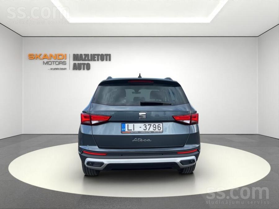 Grey SEAT Ateca 2021 in Riga, with an engine capacity of 1.50 L and mileage of 102 thousand km for 15990 €, photo 6 on AUTOMOTO.COM.LV