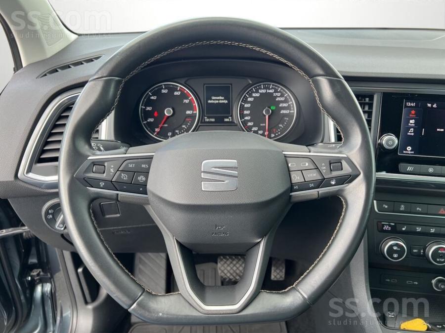 Grey SEAT Ateca 2021 in Riga, with an engine capacity of 1.50 L and mileage of 102 thousand km for 15990 €, photo 11 on AUTOMOTO.COM.LV