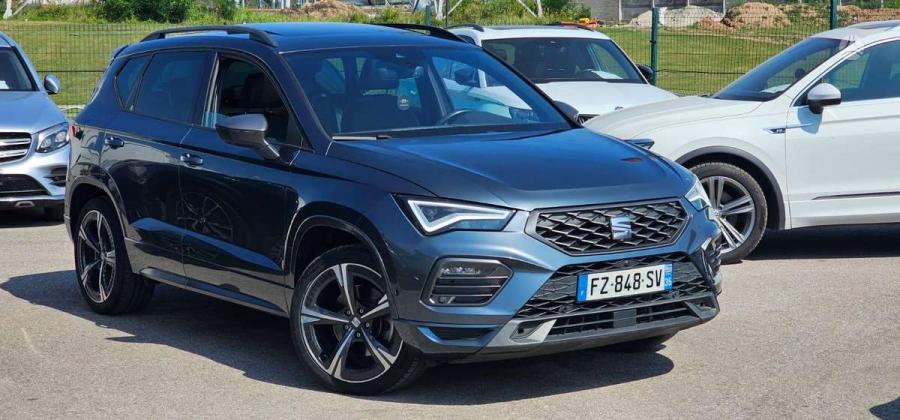 Серый Сеат Ateca 2021 в Каунас, объемом двигателя 1.97 л и пробегом 79 тыс. км за 19550 €, фото 1 на AUTOMOTO.COM.LV