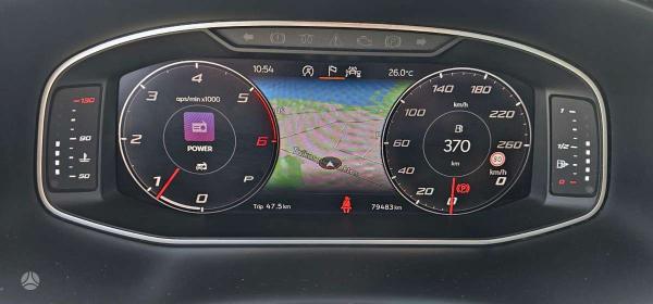Grey SEAT Ateca 2021 in Kaunas, with an engine capacity of 1.97 L and mileage of 79 thousand km for 19550 €, photo 9 on AUTOMOTO.COM.LV