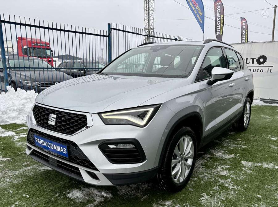 Серый Сеат Ateca 2022 в Паневежис, объемом двигателя 1.97 л и пробегом 121 тыс. км за 17500 €, фото 1 на AUTOMOTO.COM.LV
