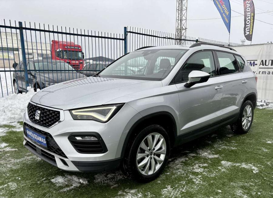 Серый Сеат Ateca 2022 в Паневежис, объемом двигателя 1.97 л и пробегом 121 тыс. км за 17500 €, фото 2 на AUTOMOTO.COM.LV